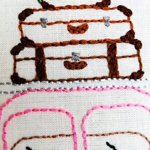 VANLIFE - VW Van With Luggage in Nature Setting Hand Embroidery PDF ...