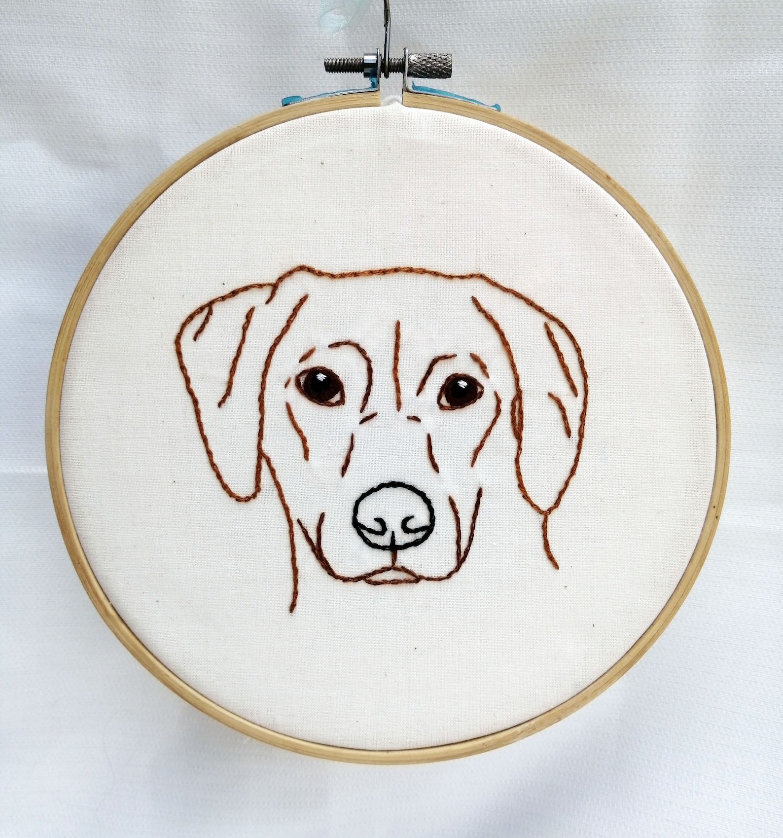 RHODESIAN RIDGEBACK Dog Hand Embroidery PDF Pattern, Easy Beginner ...