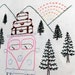 VANLIFE - VW Van With Luggage in Nature Setting Hand Embroidery PDF ...