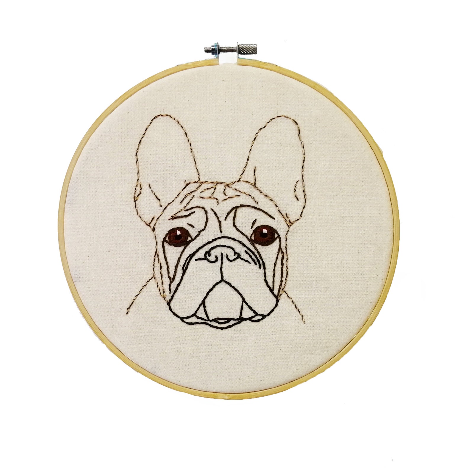 FRENCH BULLDOG Dog Hand Embroidery PDF Pattern Easy - Etsy