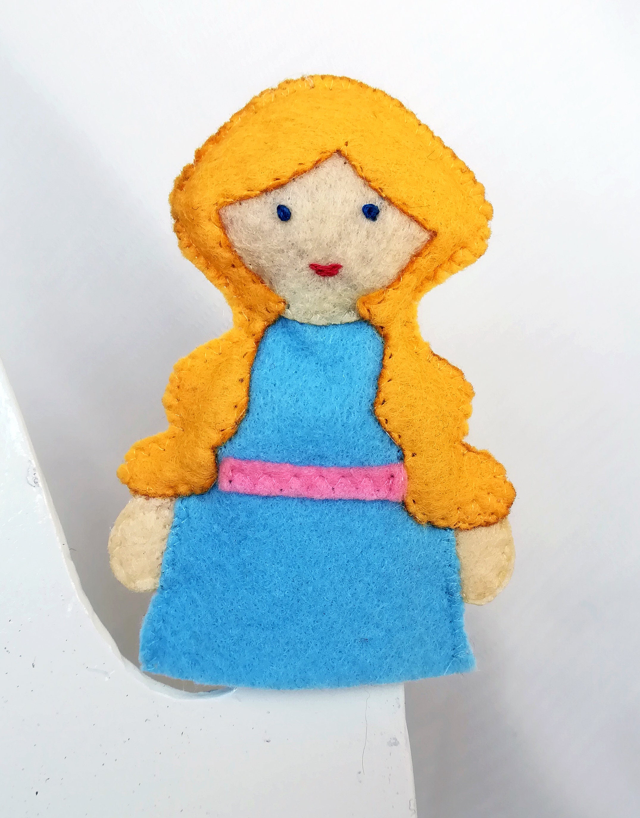 Goldilocks and the Three Bears Felt Finger Puppet PDF Pattern and Step ...