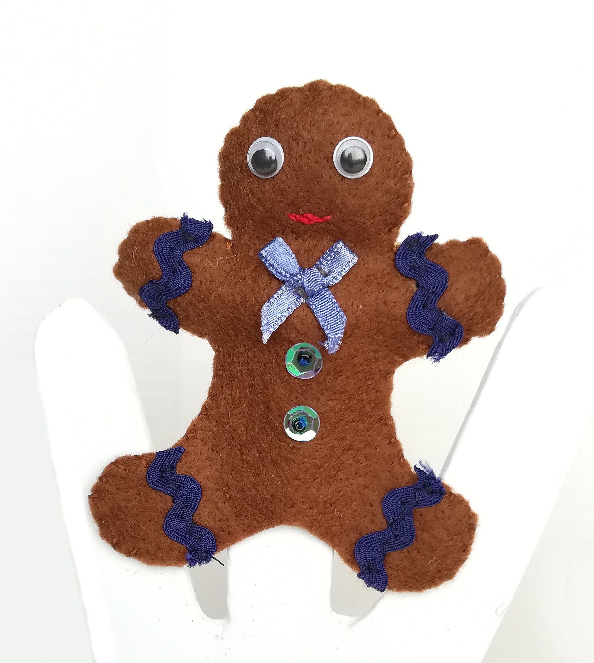 Felt Finger Puppet PDF Pattern: Gingerbread Man & Farm Animals (digital ...