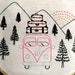 VANLIFE - VW Van With Luggage in Nature Setting Hand Embroidery PDF ...