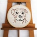 STAFFY Dog Hand Embroidery PDF Pattern, Easy Beginner Hoop Embroidery ...