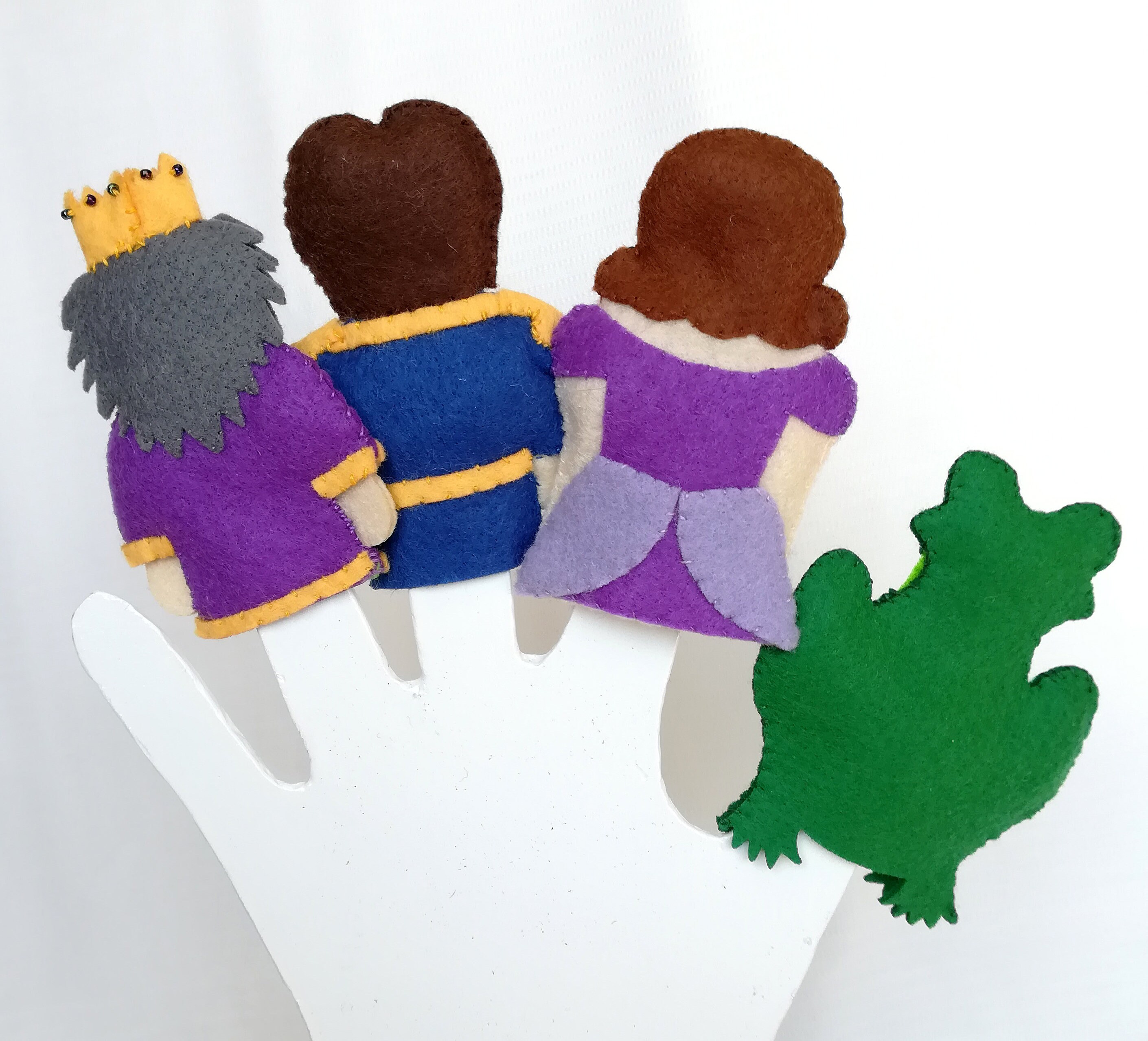 The Princess and the Frog Felt Finger Puppet PDF Pattern and - Etsy