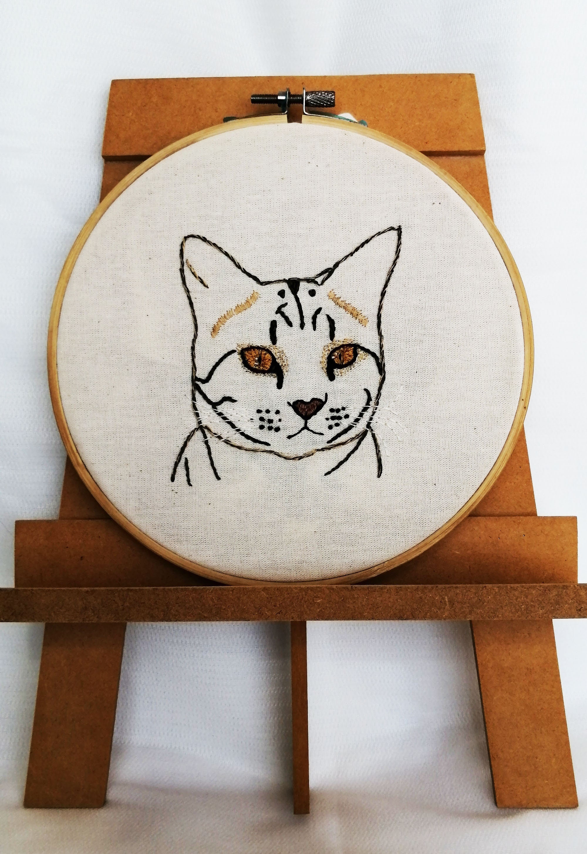 Tortoise Shell CAT Cat Hand Embroidery PDF Pattern Easy | Etsy