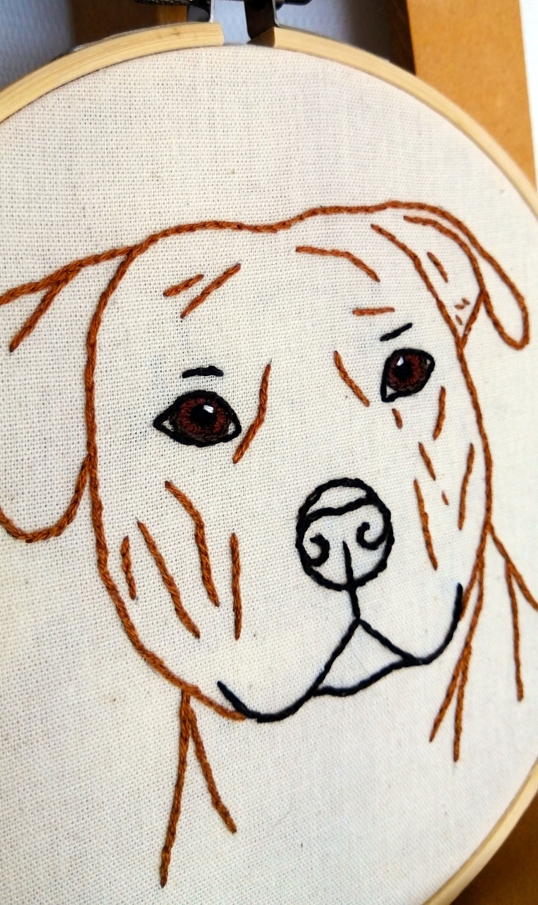 STAFFY Dog Hand Embroidery PDF Pattern Easy Beginner Hoop - Etsy Canada