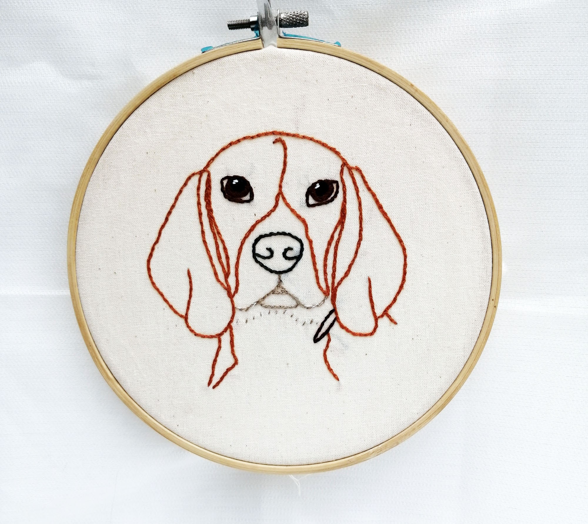BEAGLE Dog Hand Embroidery PDF Pattern Easy Beginner Hoop | Etsy