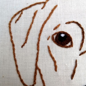 RHODESIAN RIDGEBACK Dog Hand Embroidery PDF Pattern, Easy Beginner ...
