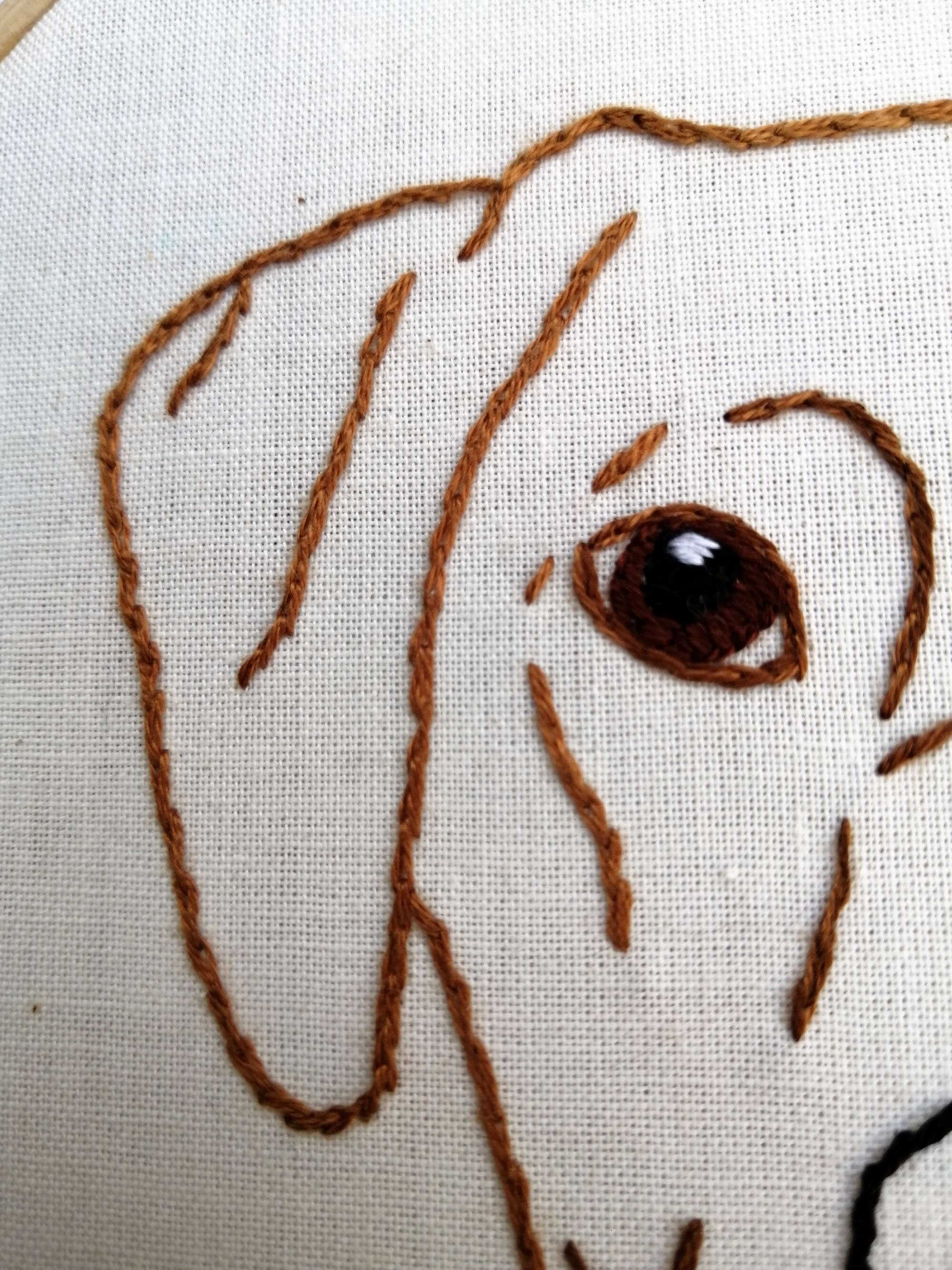 RHODESIAN RIDGEBACK Dog Hand Embroidery PDF Pattern Easy | Etsy