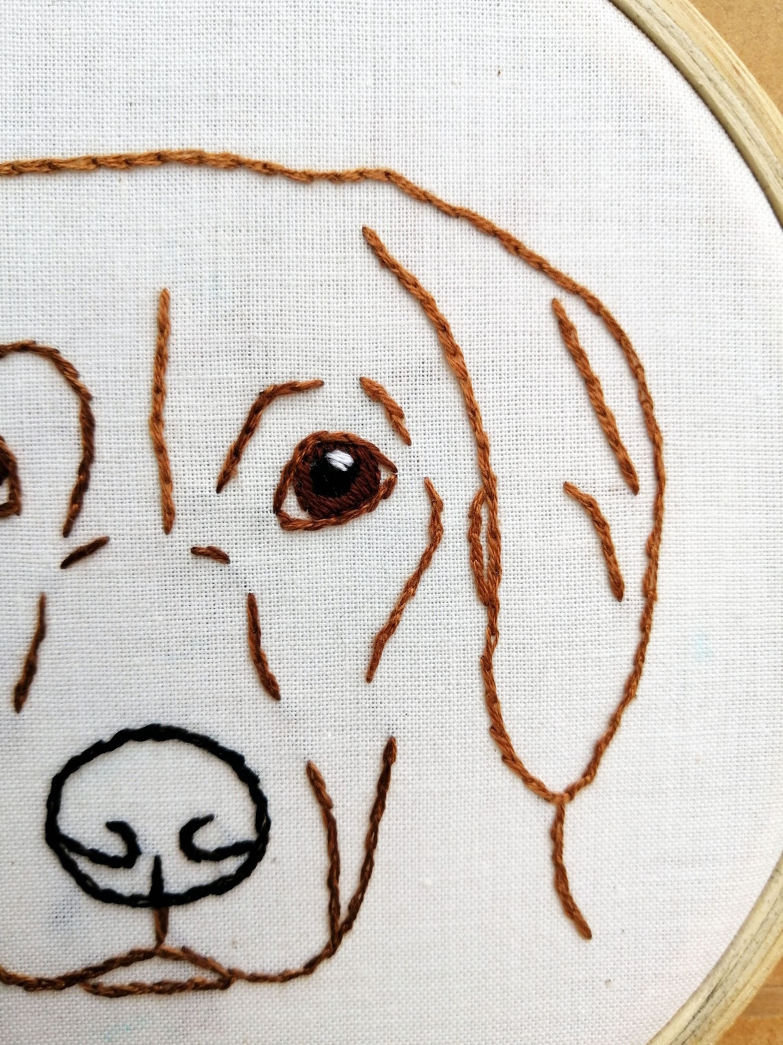 RHODESIAN RIDGEBACK Dog Hand Embroidery PDF Pattern Easy | Etsy