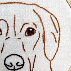 RHODESIAN RIDGEBACK - Dog Hand Embroidery PDF Pattern, Easy Beginner ...
