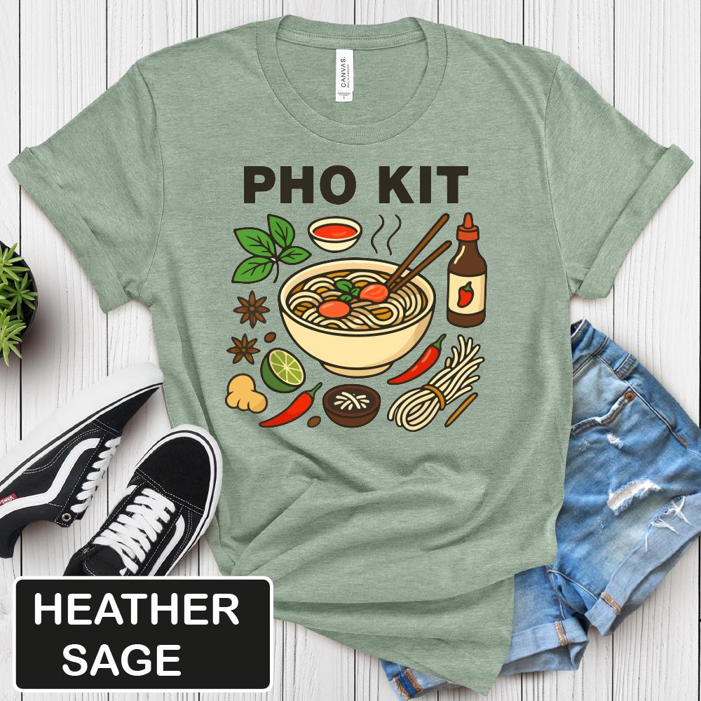 Pho Kit Shirt - Unisex Tee for Foodies, Mariners Fans, Noodle Lovers ...