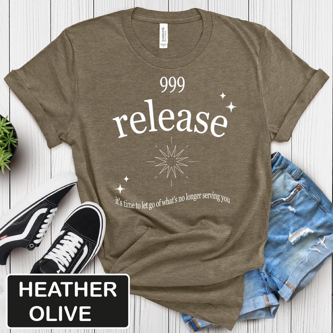 Angel Number 999 Shirt | Release Numerology Tee - Etsy