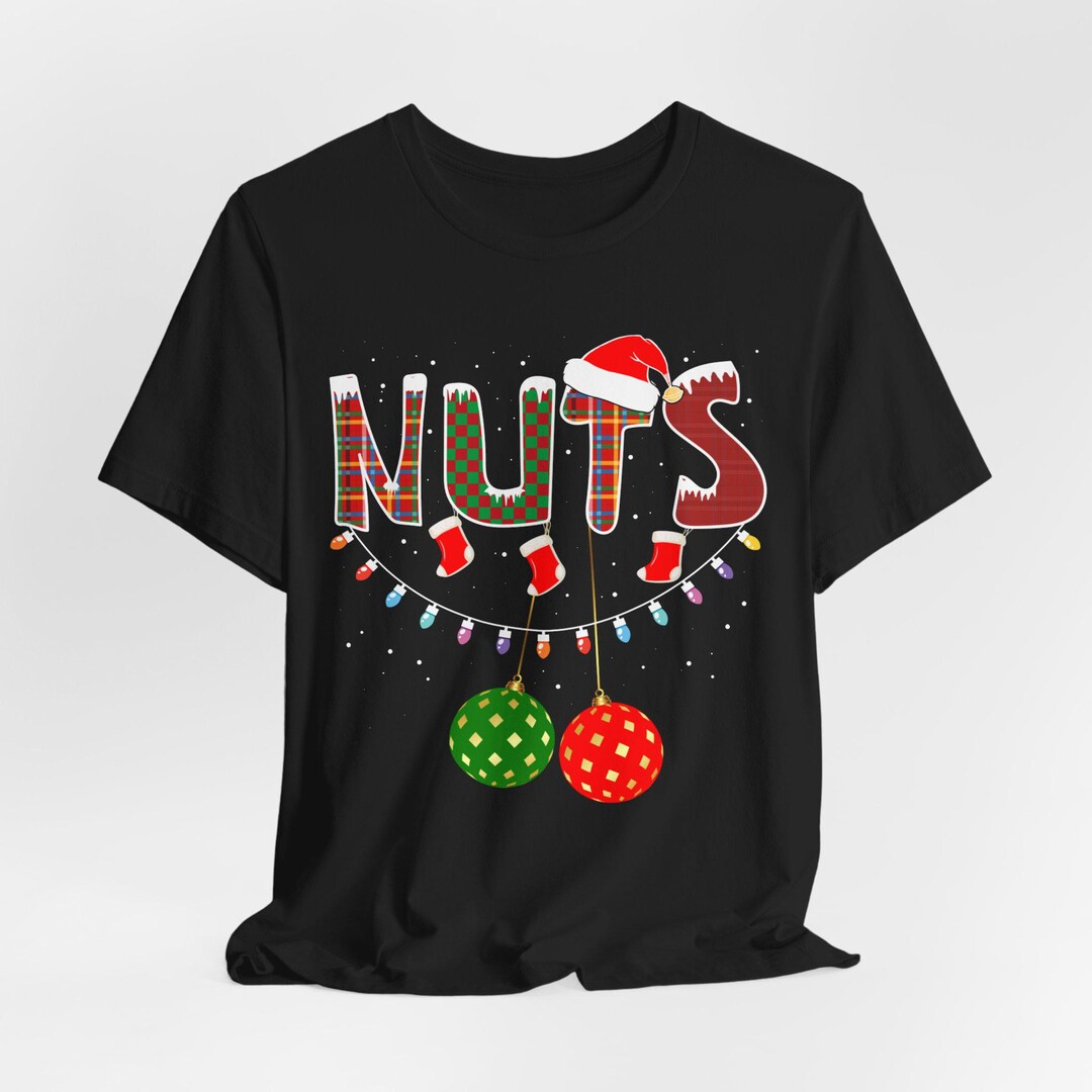Chest Nuts T-shirt Matching Chestnuts Funny Christmas Couples Tee Xmas ...