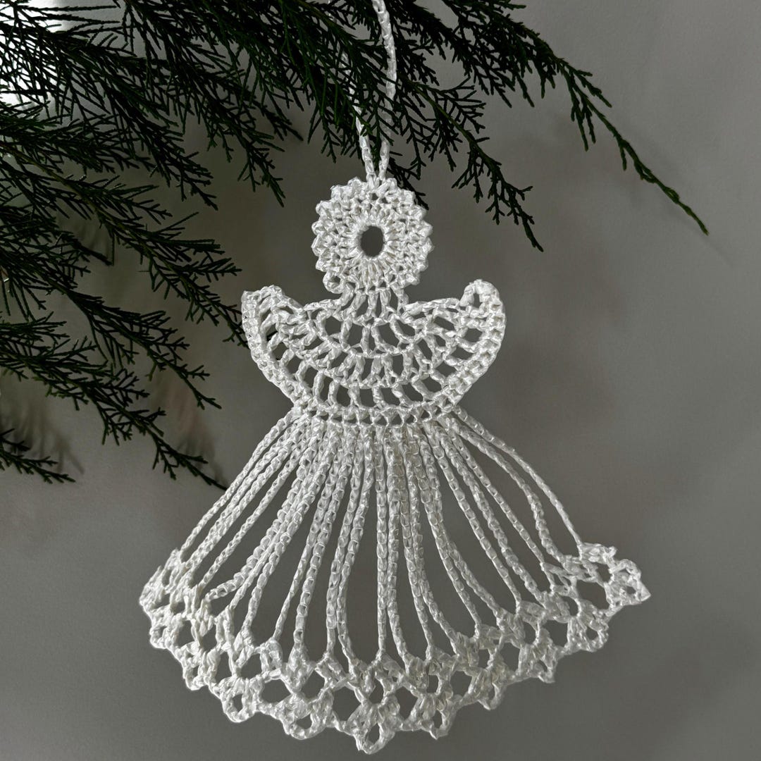 Raffia Christmas Tree Decor, Raffia Xmas Decor, Handmade Angel Raffia ...