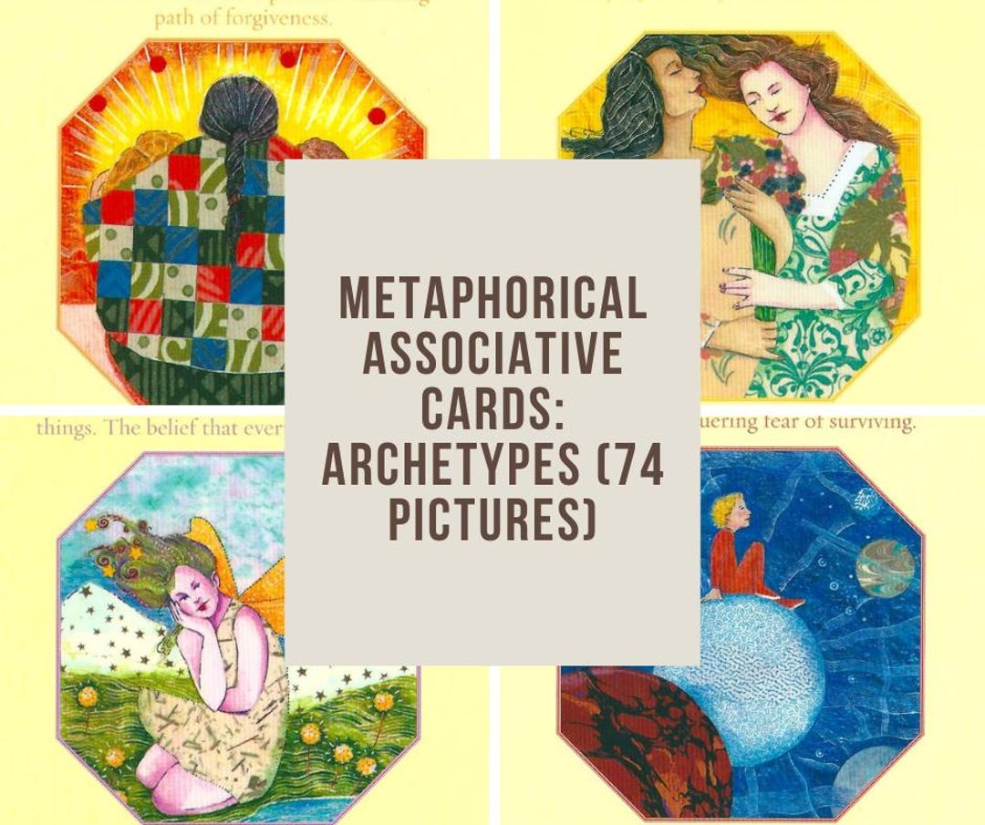 Archetypes Therapy Cards Metaphorical Cards Coaching Printable Oracle ...