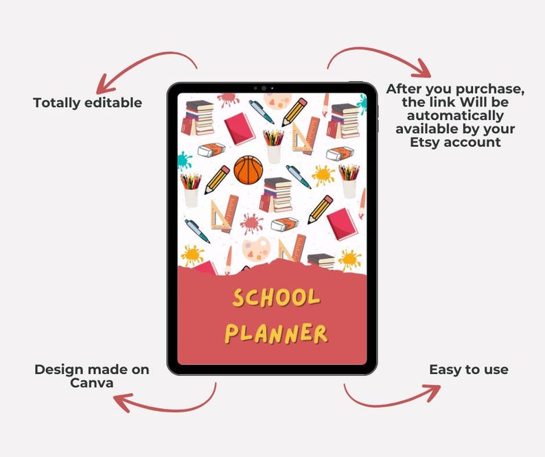 Printable School Planner - Etsy