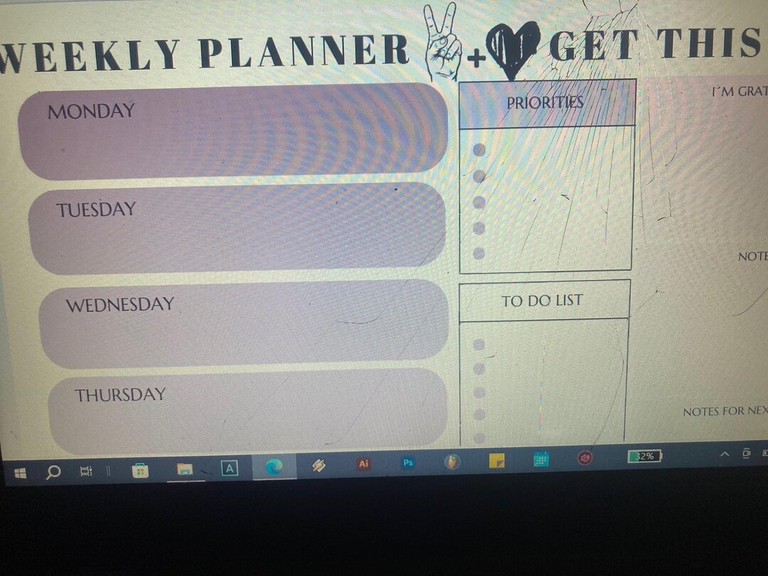 Weekly Planner Get Plans Made and Done, Get Shit Done - Etsy