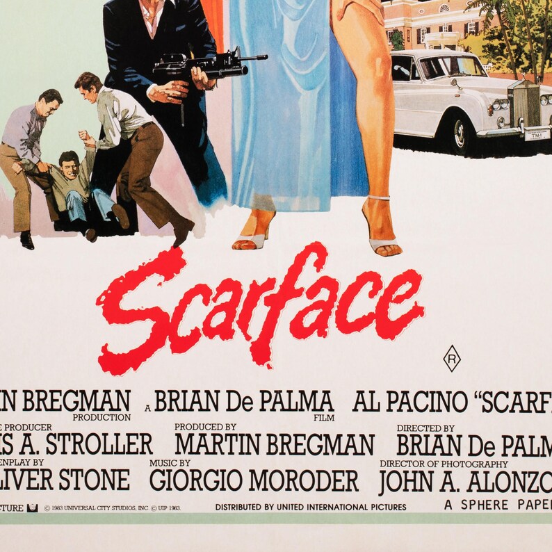 Scarface Movie Poster Vintage Scarface Movie Poster Scarface Vintage ...