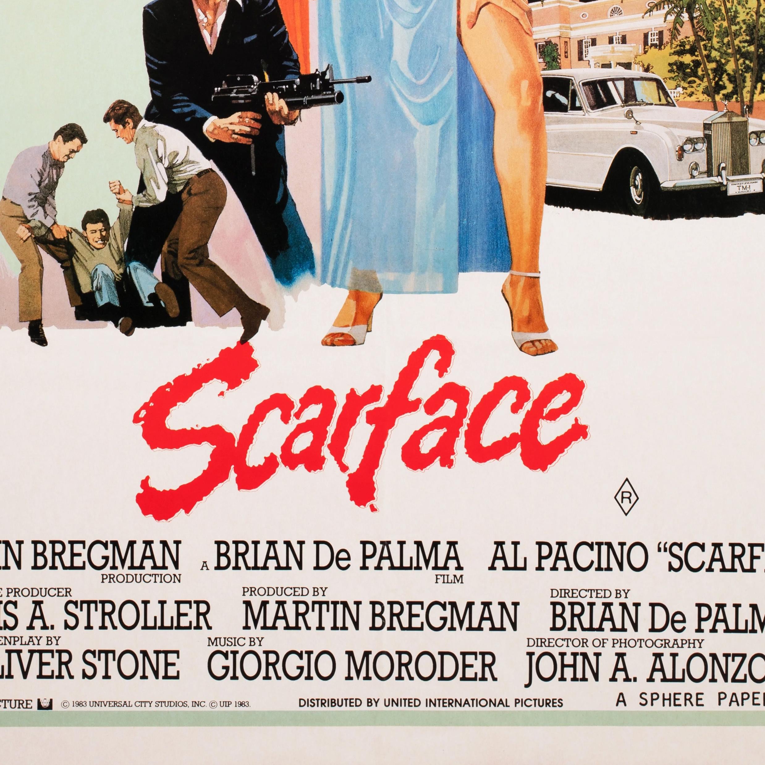 Scarface Movie Poster Vintage Scarface Movie Poster Scarface Vintage ...