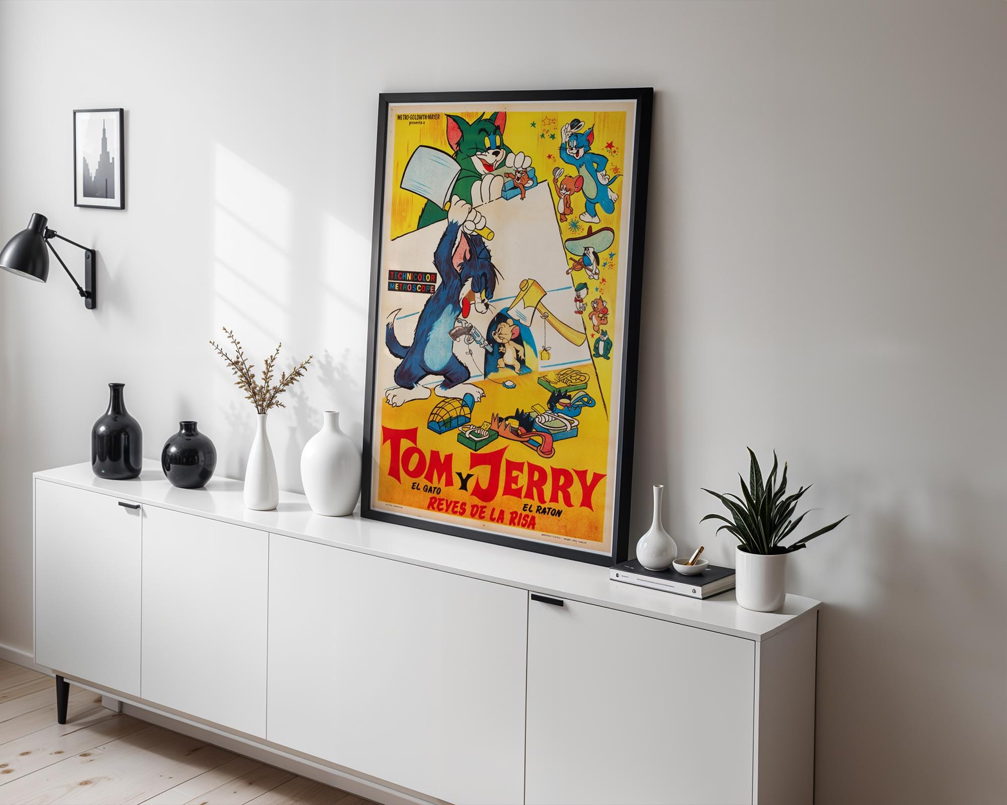 Tom and Jerry Vintage Movie Poster Tom and Jerry Movie Poster Vintage ...