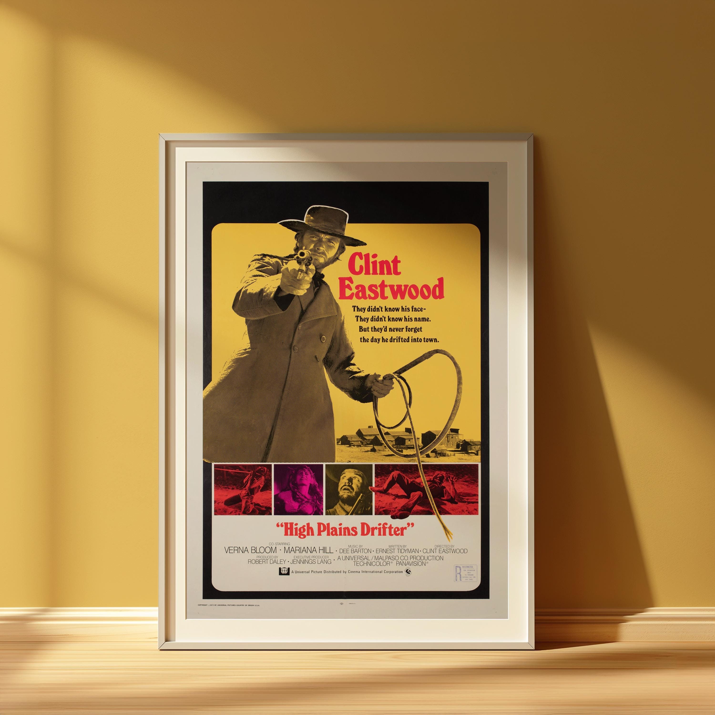 High Plains Drifter Movie Poster Clint Eastwood High Plains Drifter ...