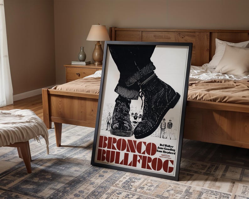Bronco Bullfrog Movie Poster Bronco Bullfrog Vintage Film Poster Bronco ...