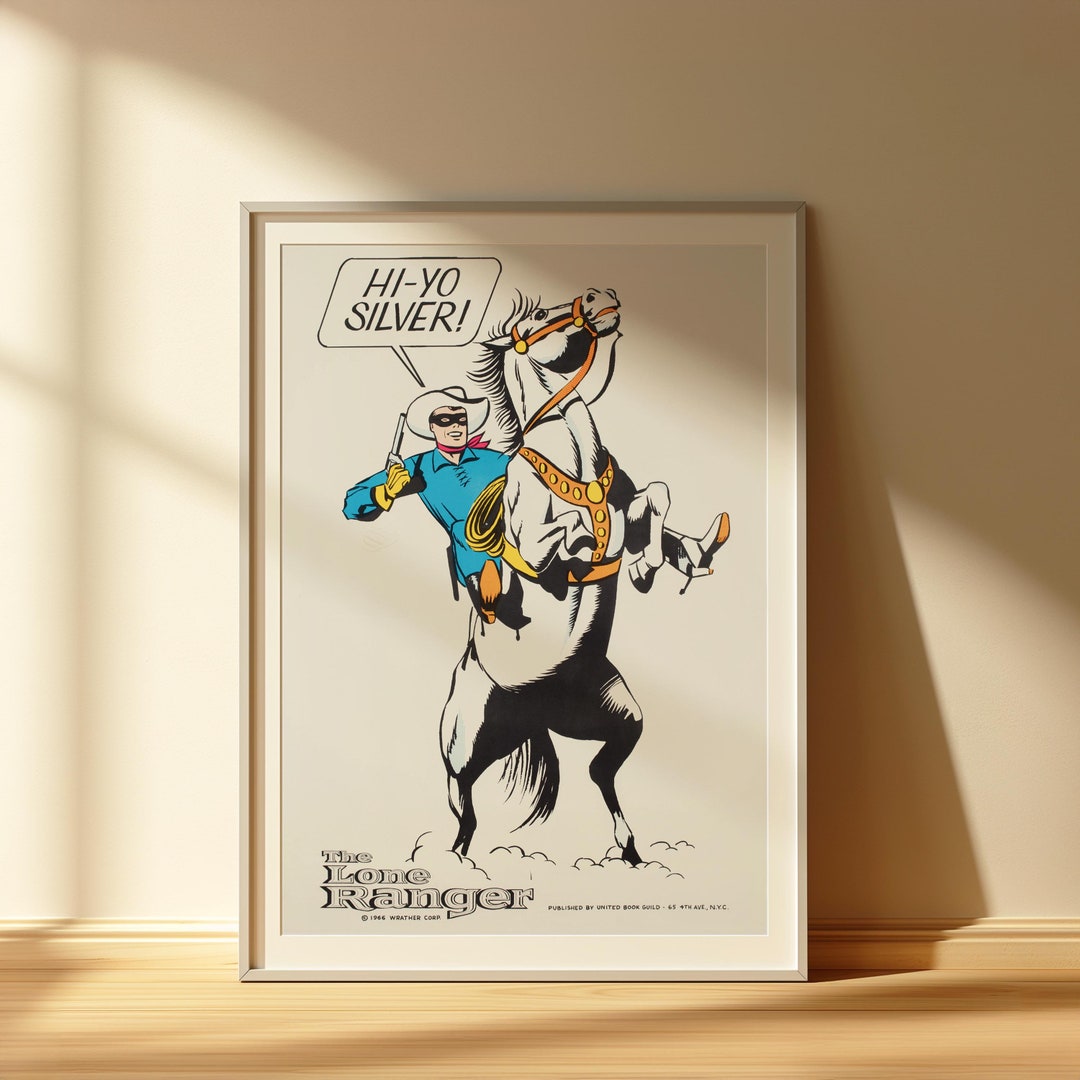 The Lone Ranger Movie Poster the Lone Ranger Poster Vintage Western ...