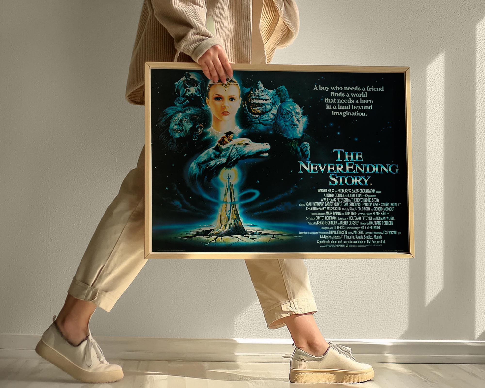 The Neverending Story Movie Poster the Neverending Story Vintage Movie ...