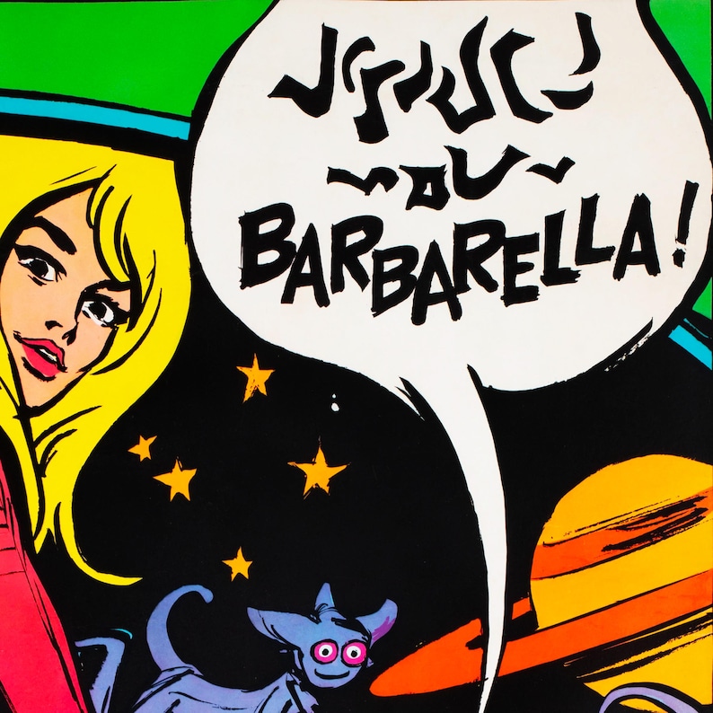 Barbarella Movie Poster Barbarella Sci Fi Film Poster Vintage ...