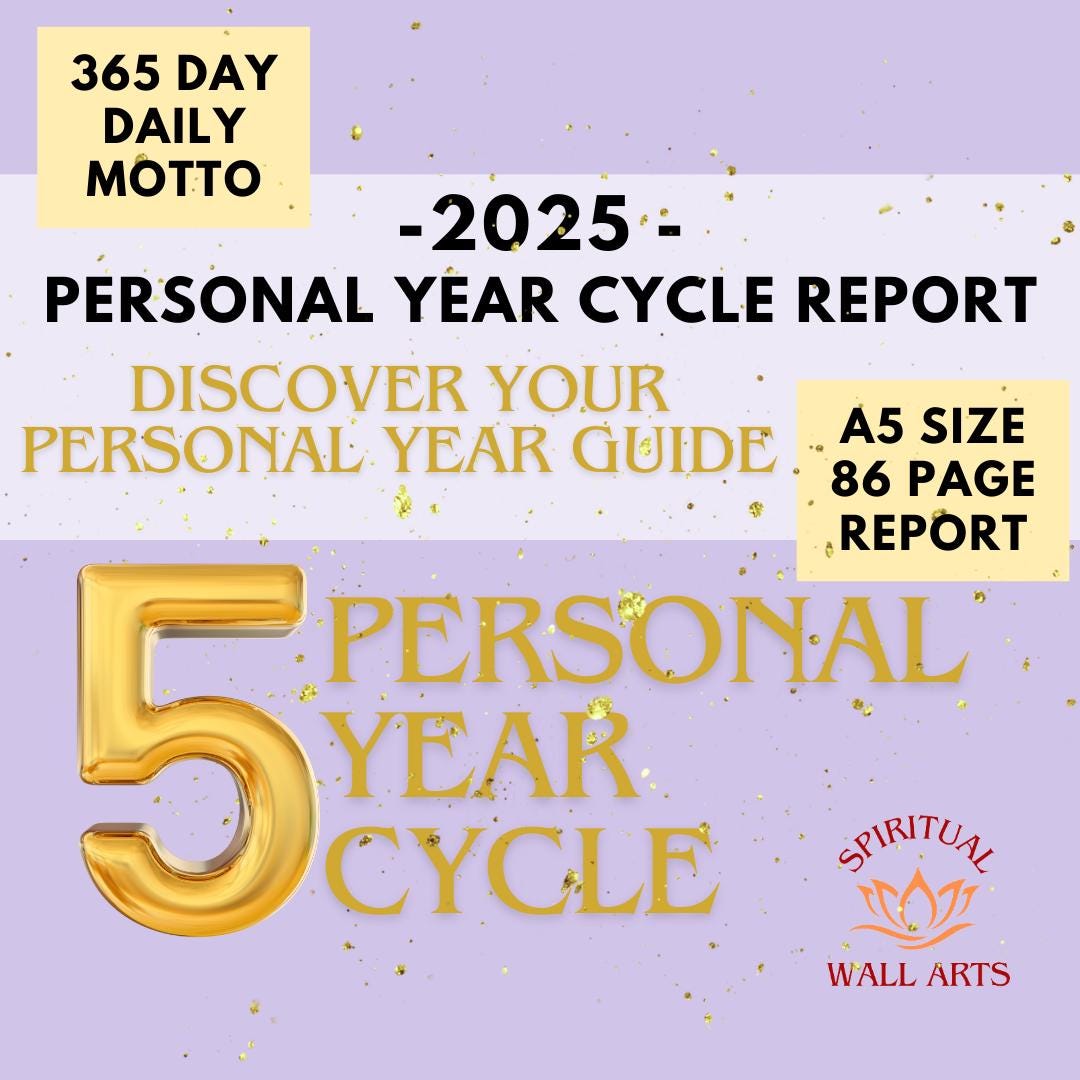 PERSONAL YEAR 5 GUIDE Discover Your Annual Journey With Numerology ...