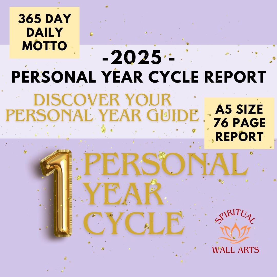 PERSONAL YEAR 1 GUIDE Discover Your Annual Journey With Numerology 1 ...