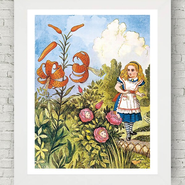 Alice Through the Looking Glass Wall Art - Etsy