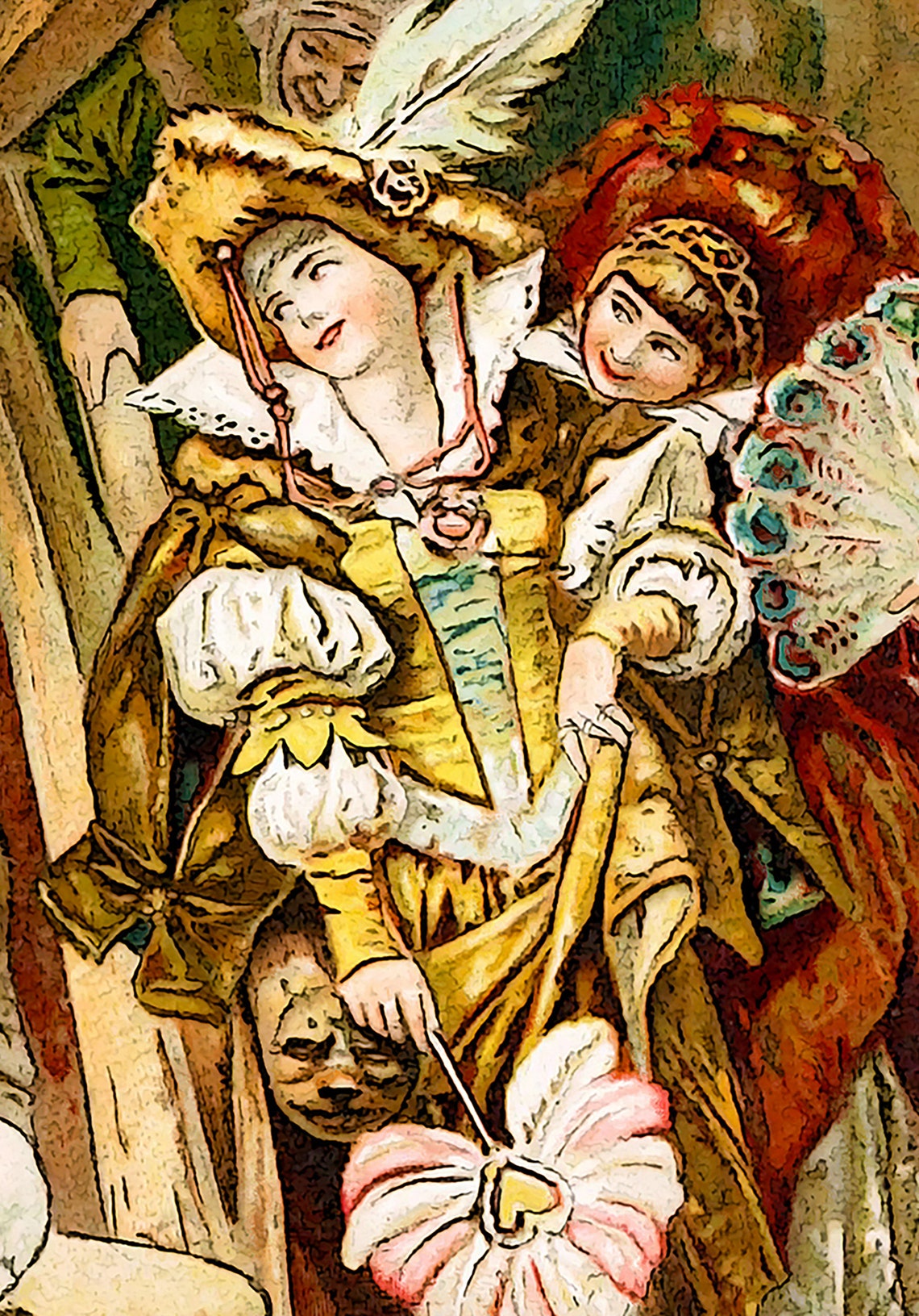 Cinderella Print, Brothers Grimm Fairy Tale Illustration (digital ...