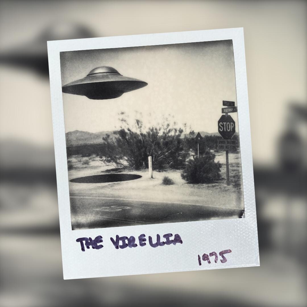 The Virellia Hover Over a Stop Sign. Joshua Tree - 1975. Original ...