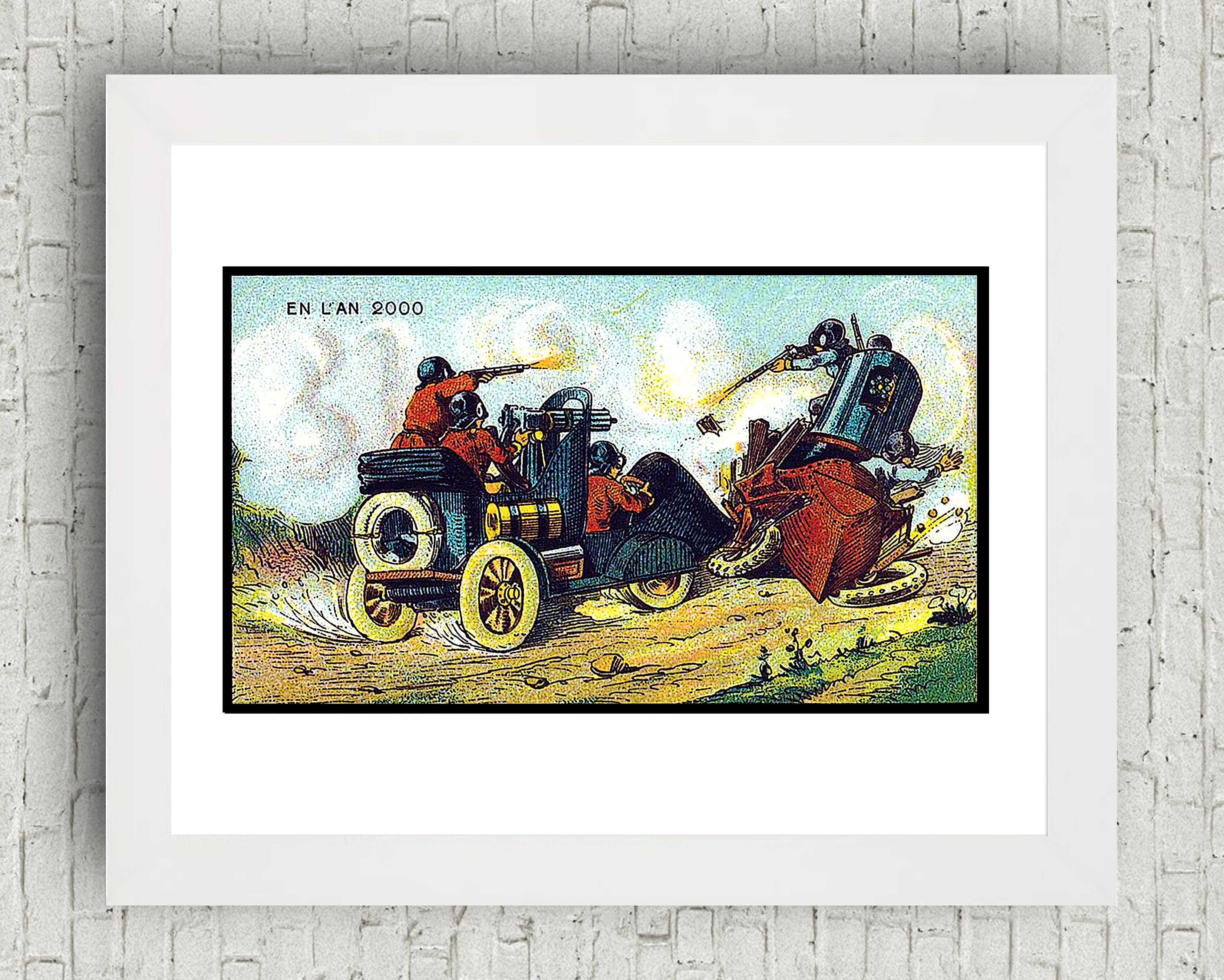 Retrofuture Science Fiction, Victorian Era Sci Fi, Vintage Illustration ...