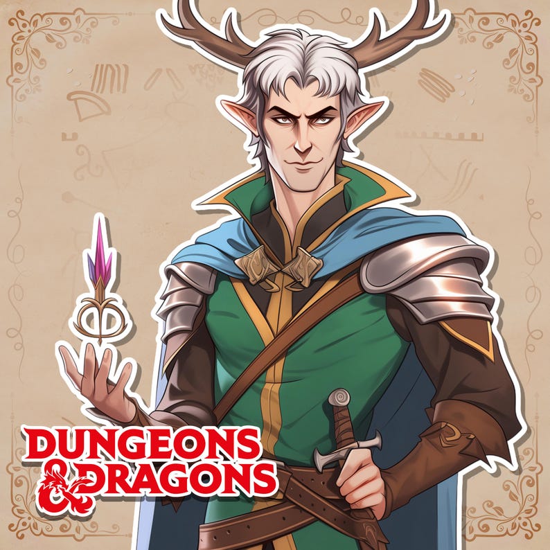 Custom Dungeon and Dragons Character Fantasy Character High Quality Dnd ...