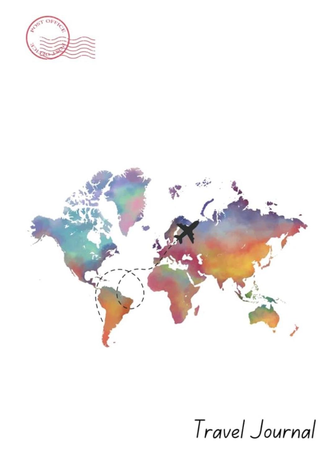 Colorful, Map, Journal, Writing, Travel, White, Encouragement - Etsy