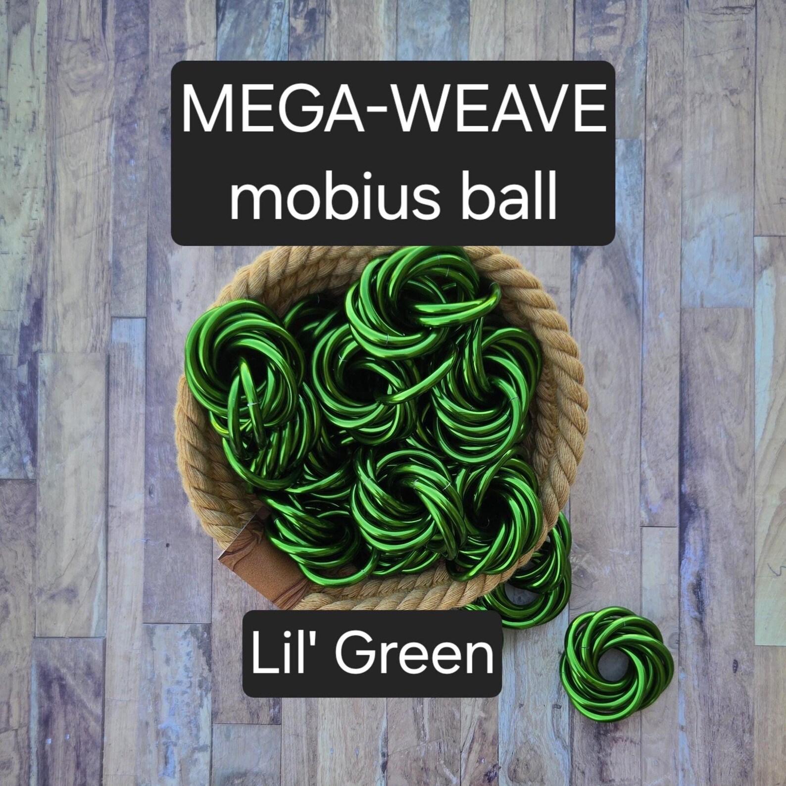 Large Gauge Mobius Ball Small Sized Fidget Toy Gift Idea Anxiety ...