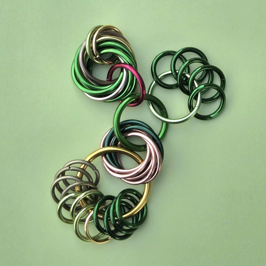Gecko Green Chainmail Fidget Toy: Aluminum Copper Stim Toy - Etsy