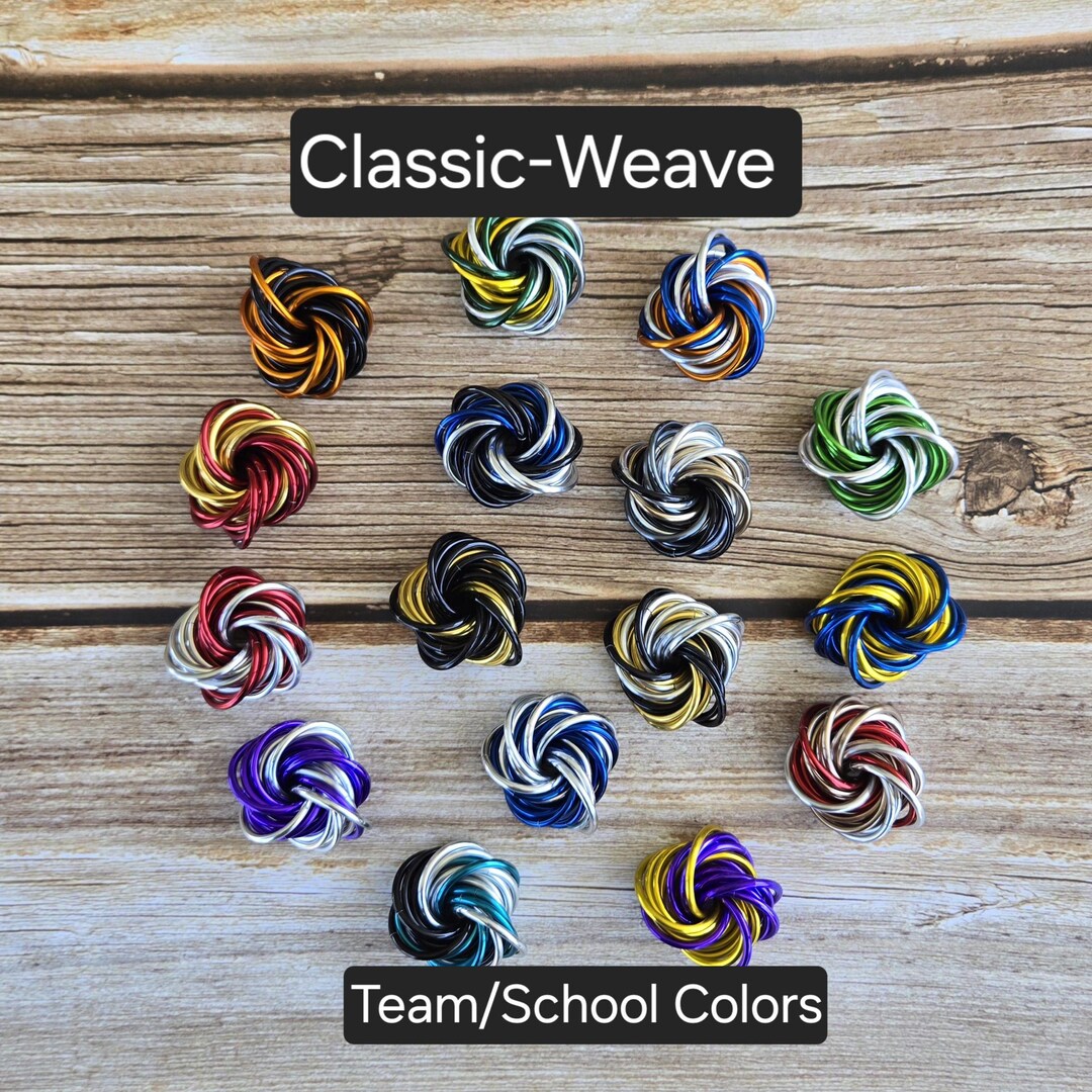 Mobius Ball Fidget Toy School Colors Team Colors Stress Toy Stimming ...