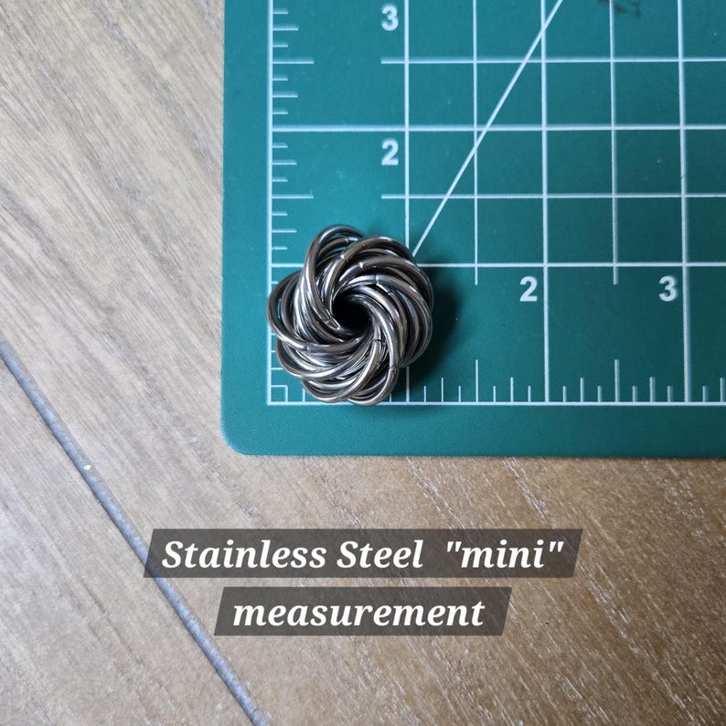 Mini Mobius Ball Fidget Toy: Stainless Steel Pocket Size - Etsy