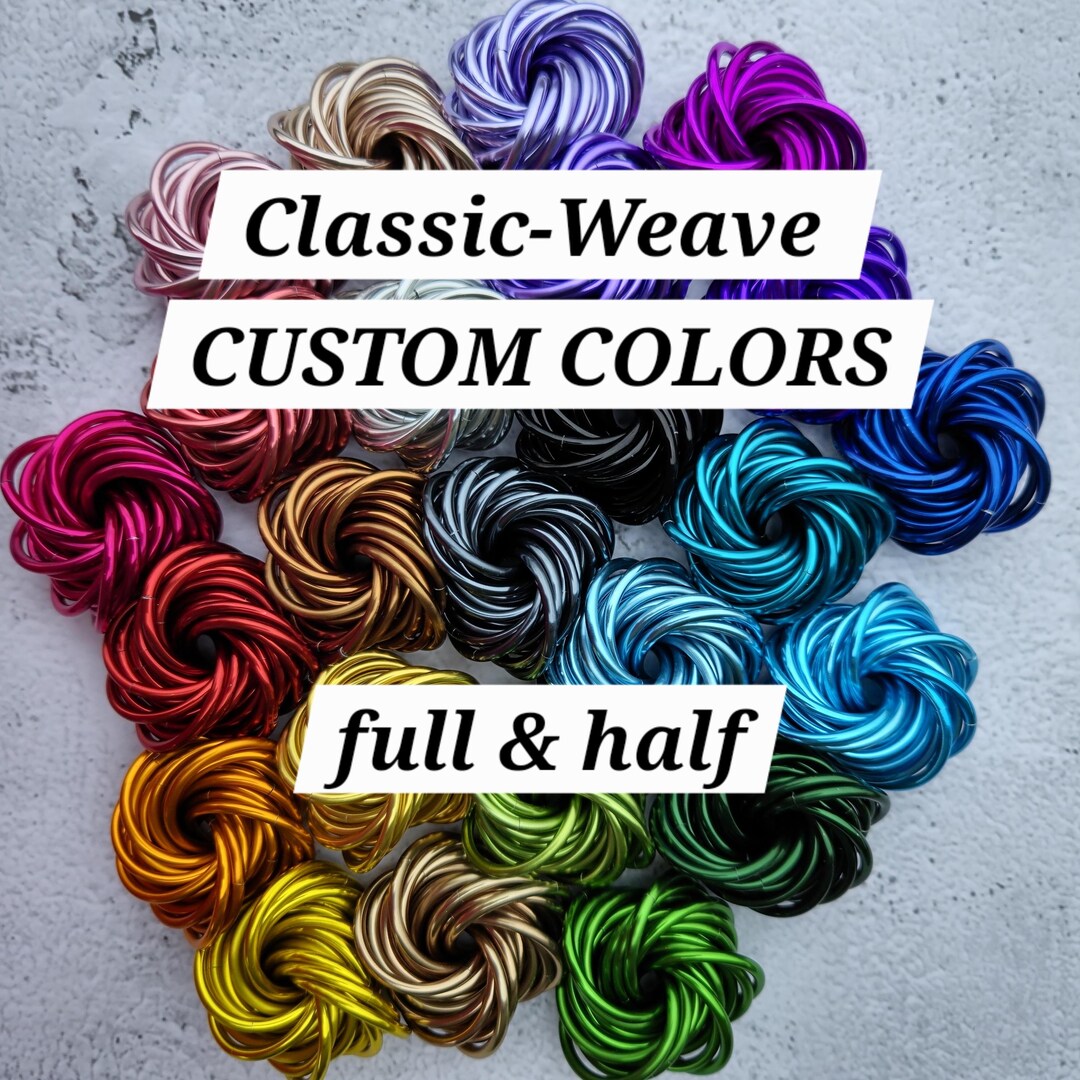 Custom Color Infinity Mobius Ball, Chainmail Fidget Toy, Lightweight ...