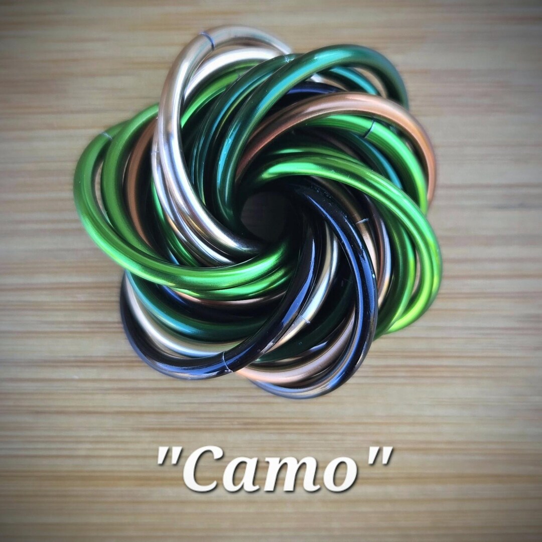 Camo Themed Fidget Mobius Ball: Lightweight Anodized Aluminum - Etsy