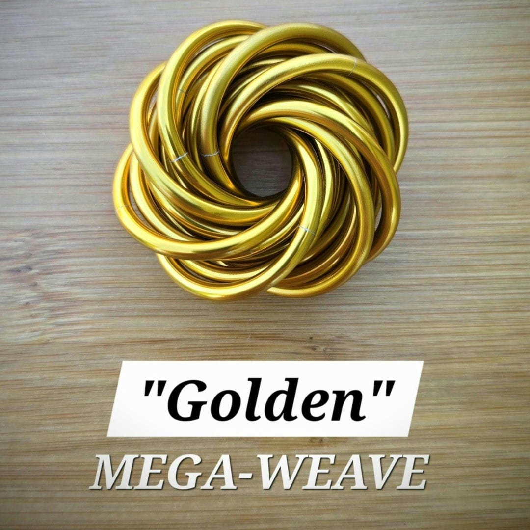 Large Gauge Mobius Ball: Gold Sensory Fidget Stimming Tool - Etsy