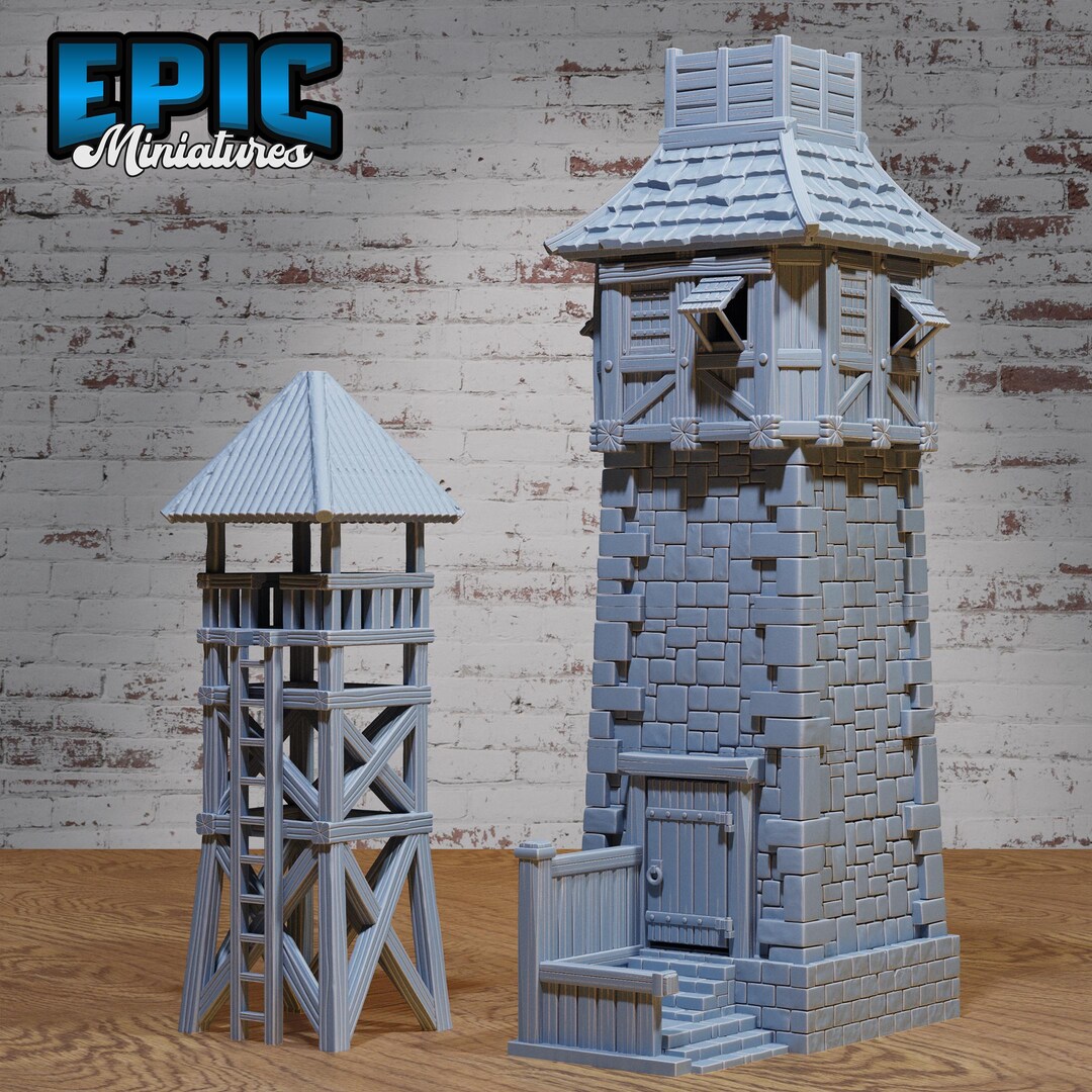 Prison Watch Tower | Premium Dnd Miniatures | High Quality Resin | D&D RPG | EPIC | Jail ...