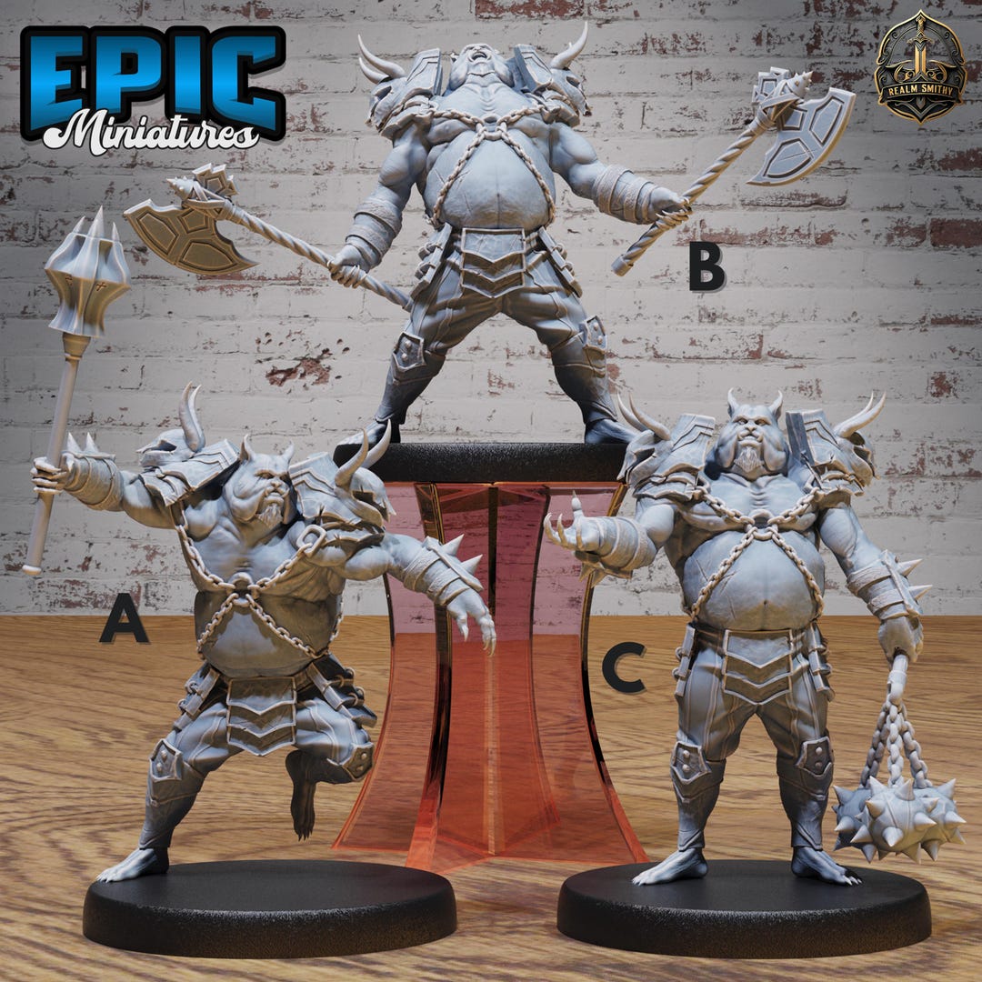 Pig Demon Officer medium Premium Dnd Miniatures High Quality Resin D&D ...