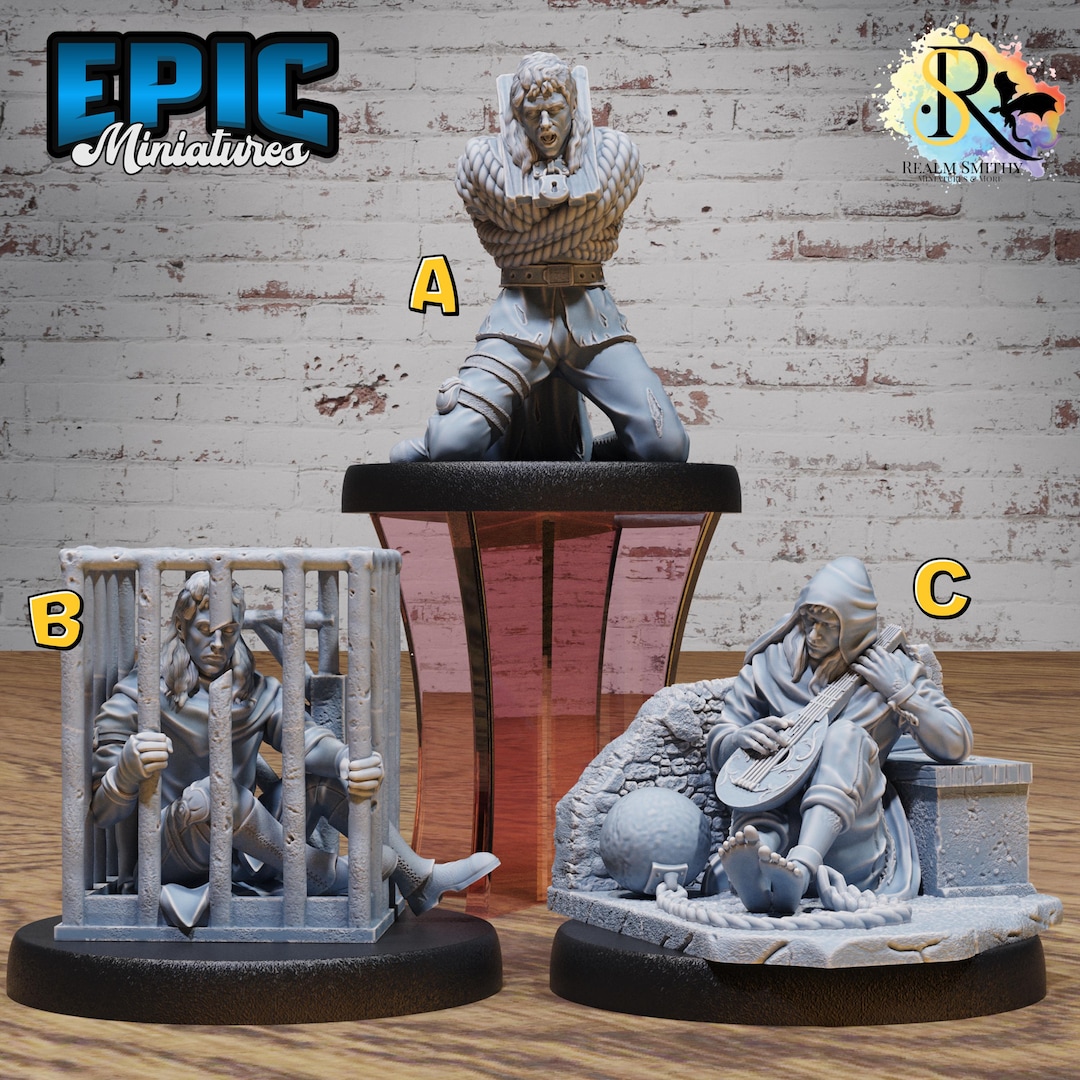 Prisoner (medium) | Premium Dnd Miniatures | High Quality Resin | D&D ...