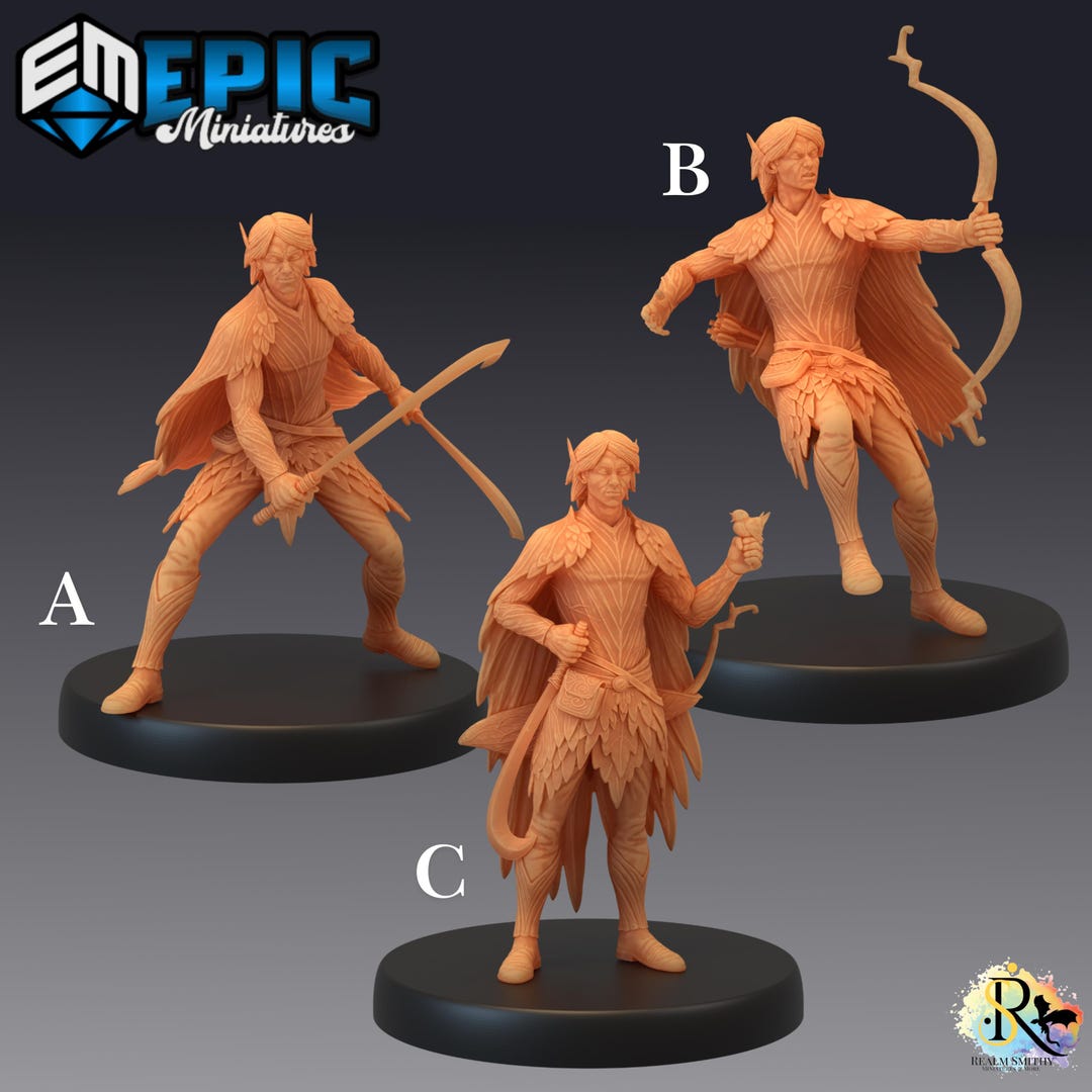 Spring Fey Elf medium Premium Dnd Minis With High Quality Resin EPIC ...